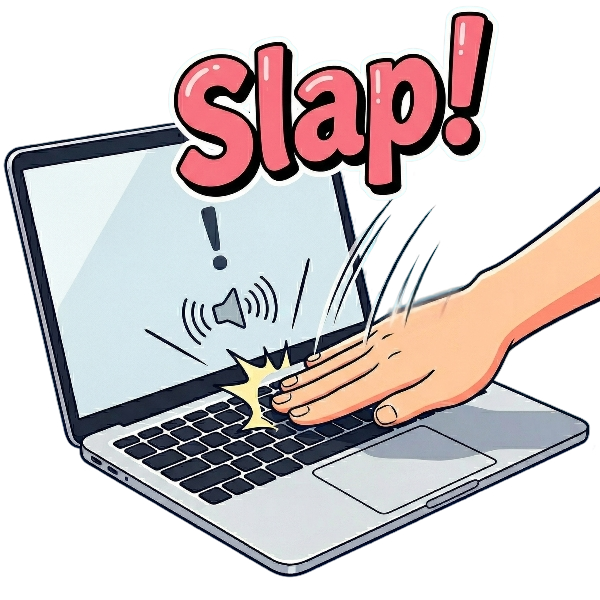 MacSlap — Slap Your MacBook, It Yells Back